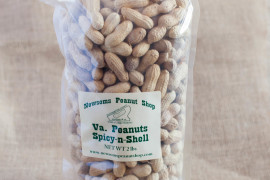 Roasted Spicy In-Shell Virginia Peanuts | Newsoms Peanut Shop